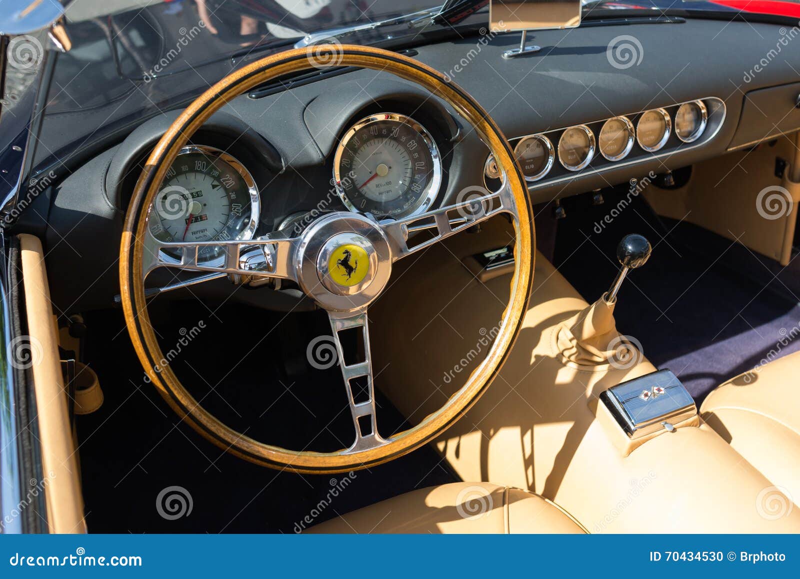 Ferrari Dashboard on Display Editorial Image - Image of competition ...