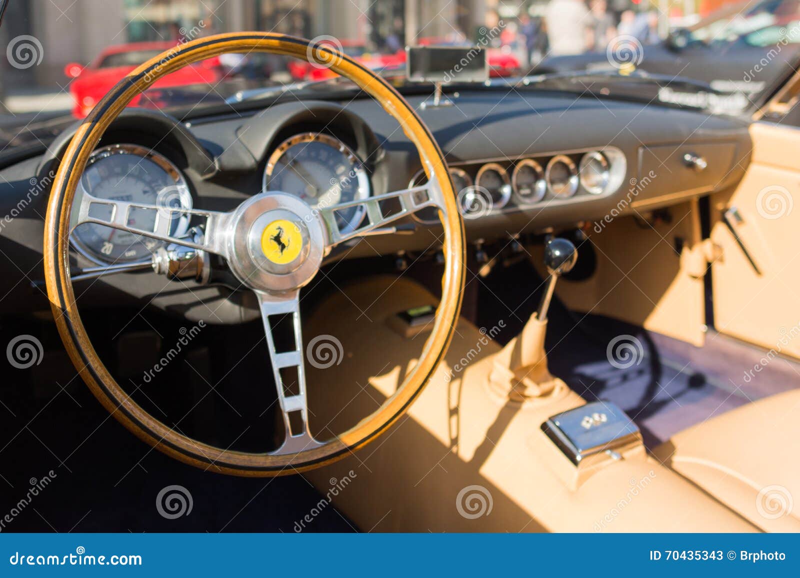 Ferrari Dashboard on Display Editorial Stock Photo - Image of auto ...