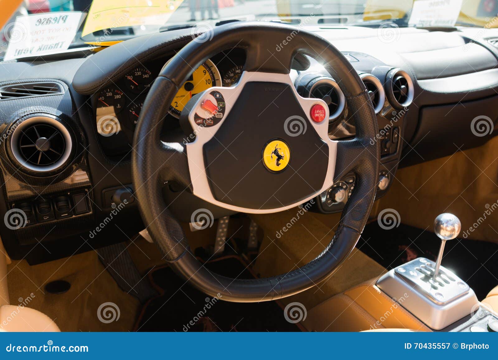 Ferrari Dashboard On Display Editorial Photo | CartoonDealer.com #70435557