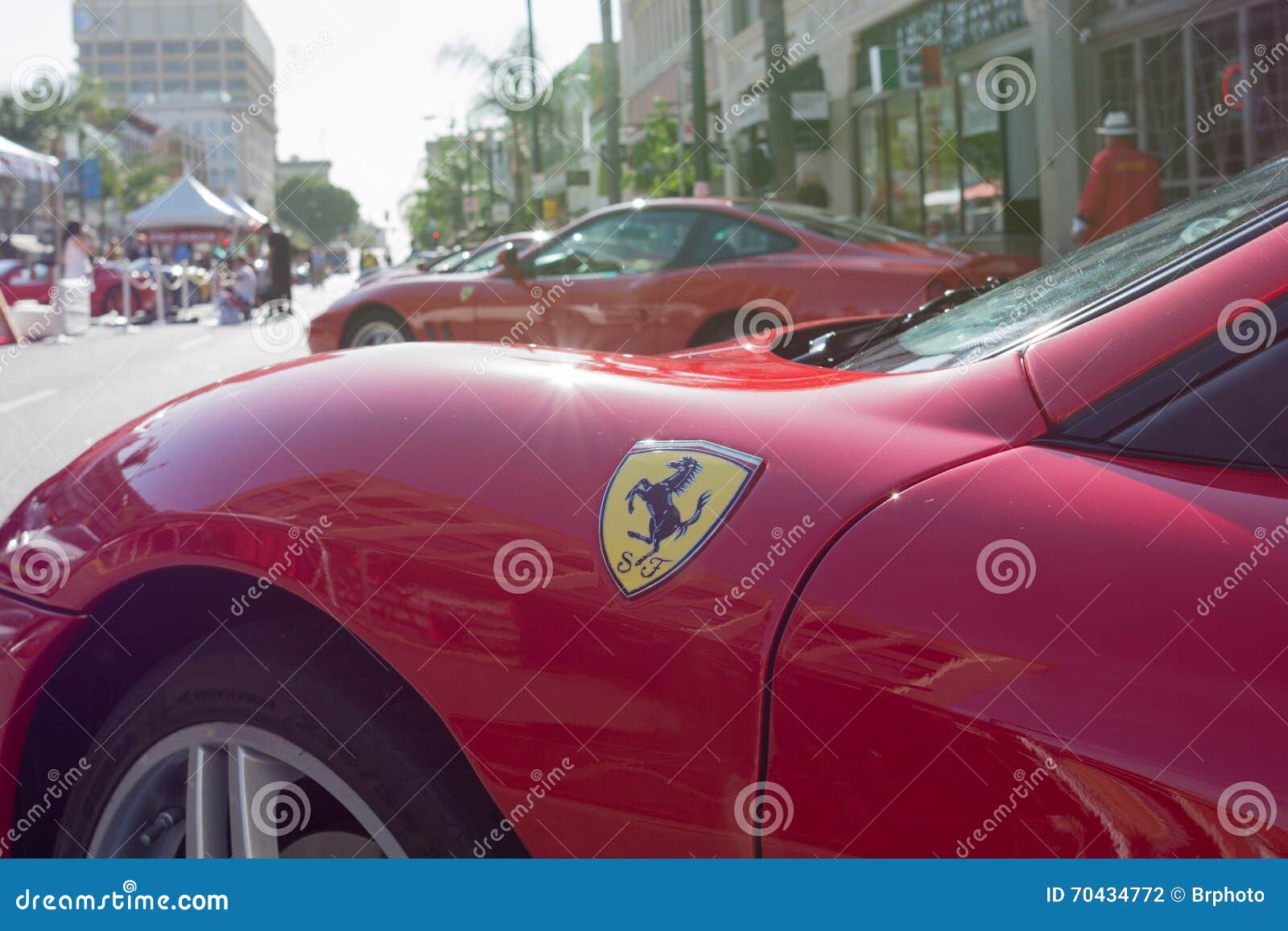 Ferrari on display editorial photography. Image of exhibition - 70434772