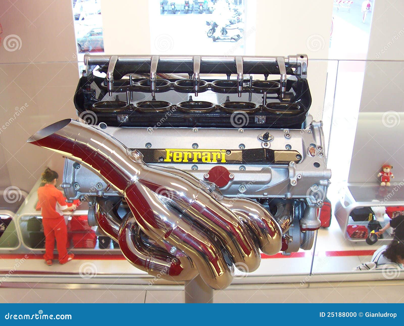Ferrari Engine On Display Editorial Image | CartoonDealer.com #70434868