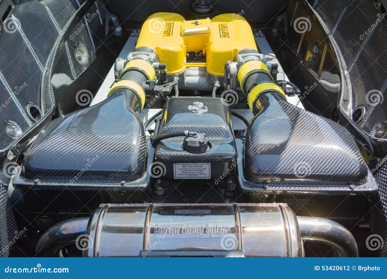 Ferrari Engine Car on Display Editorial Photography - Image of fast ...