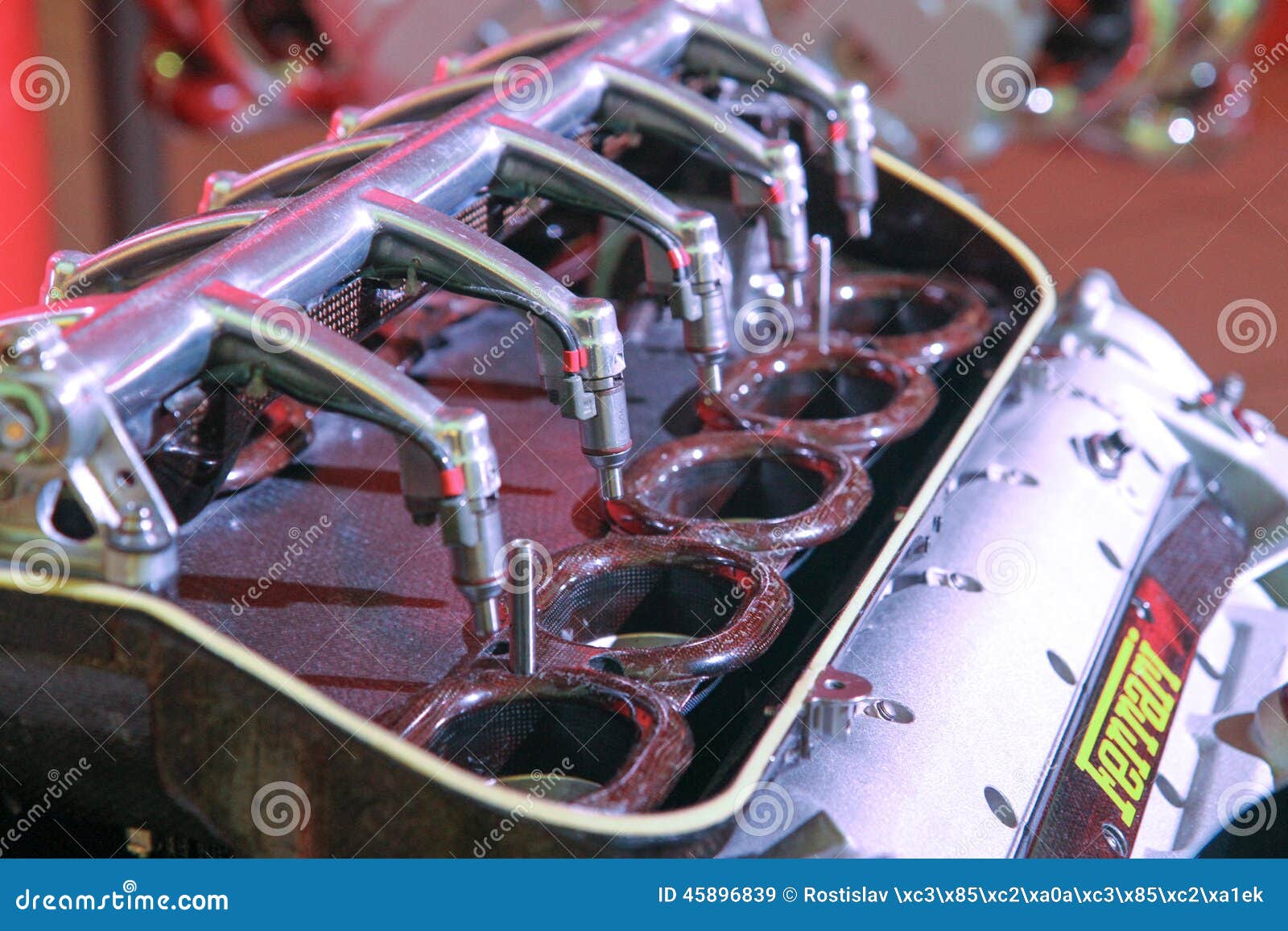 Ferrari engine editorial stock image. Image of control - 45896839