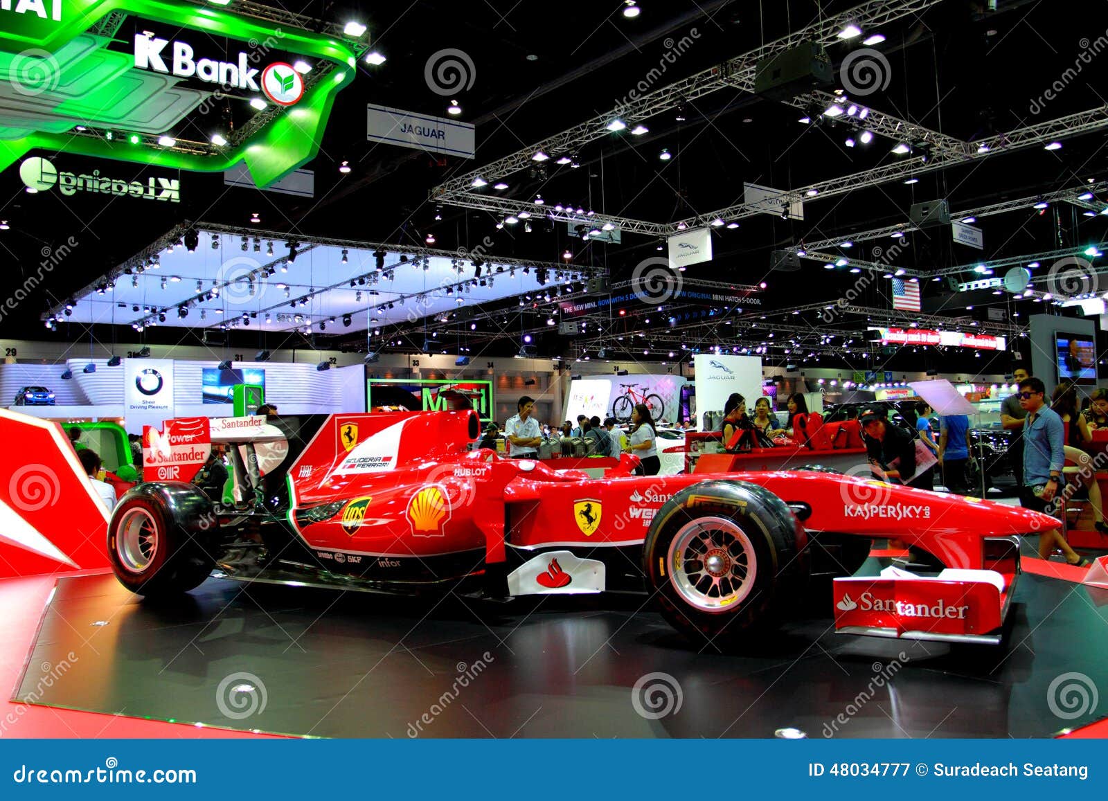 Ferrari F1 Racing car editorial photography. Image of automobile - 48034777