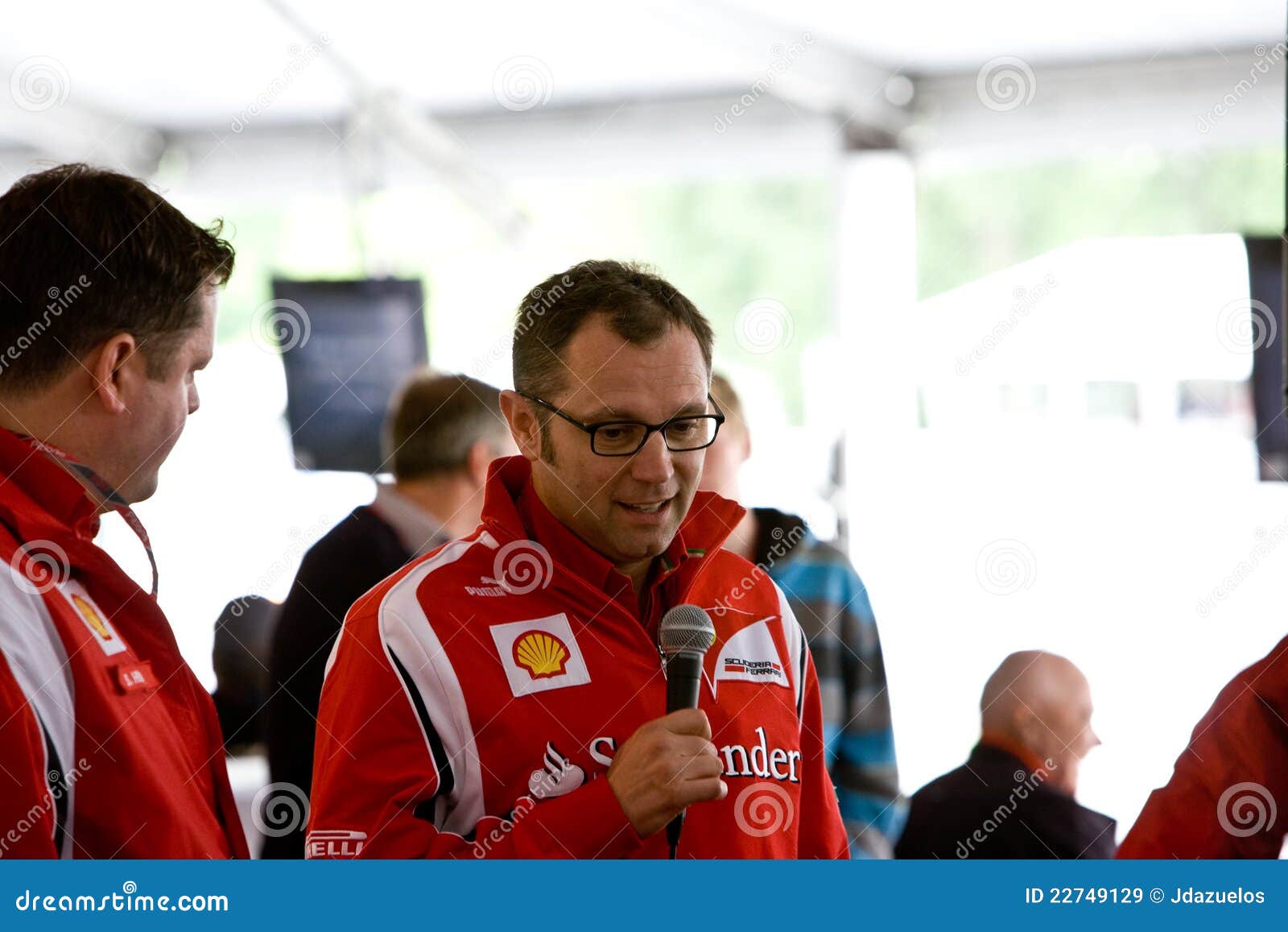 Ferrari F1 Team Director Giving a Speech Editorial Stock Image - Image ...