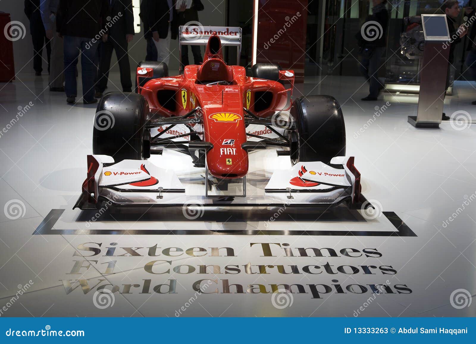 Ferrari F10 Formula One editorial stock photo. Image of motor - 13333263