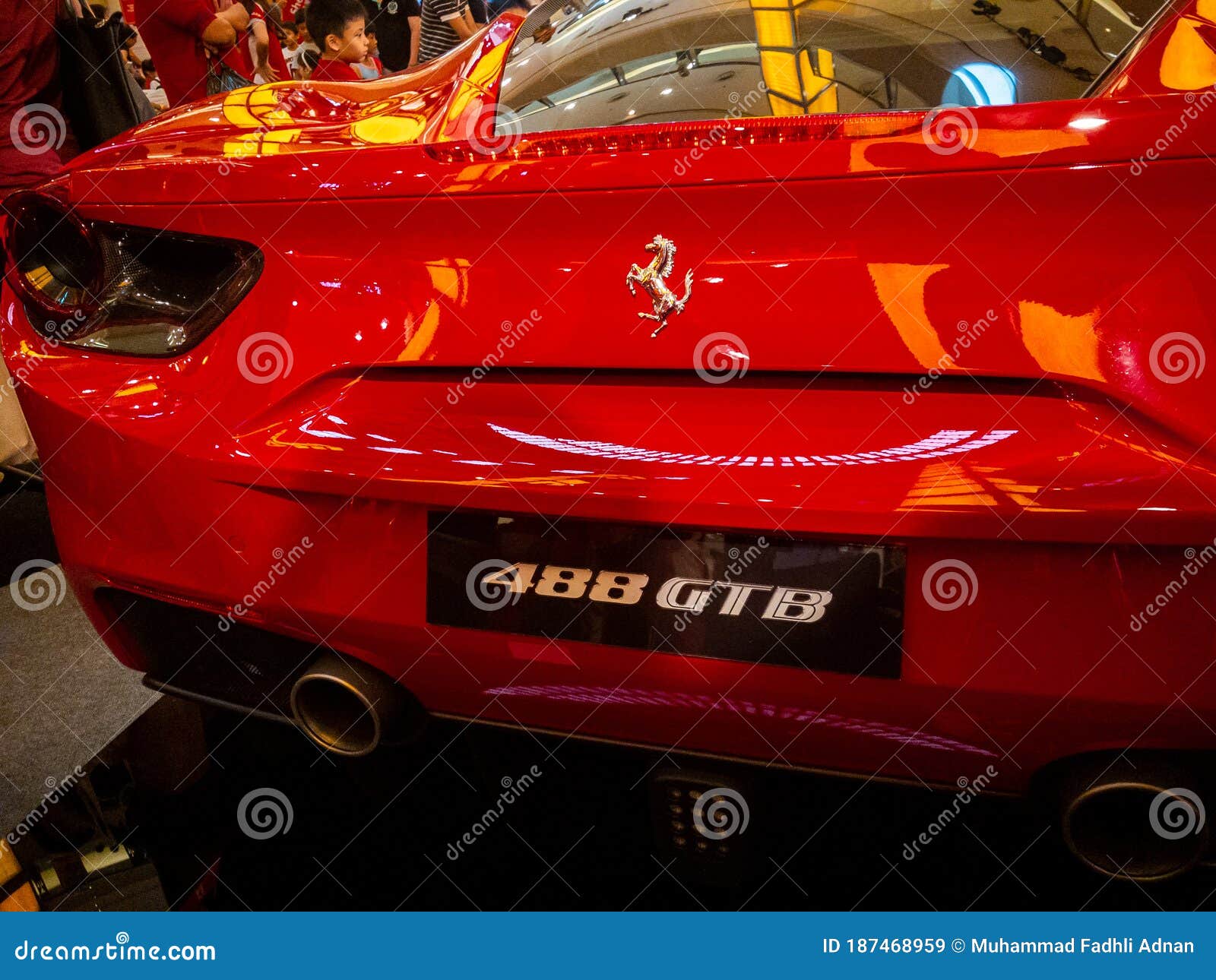 Ferrari 488 GTB editorial stock image. Image of geneva - 187468959