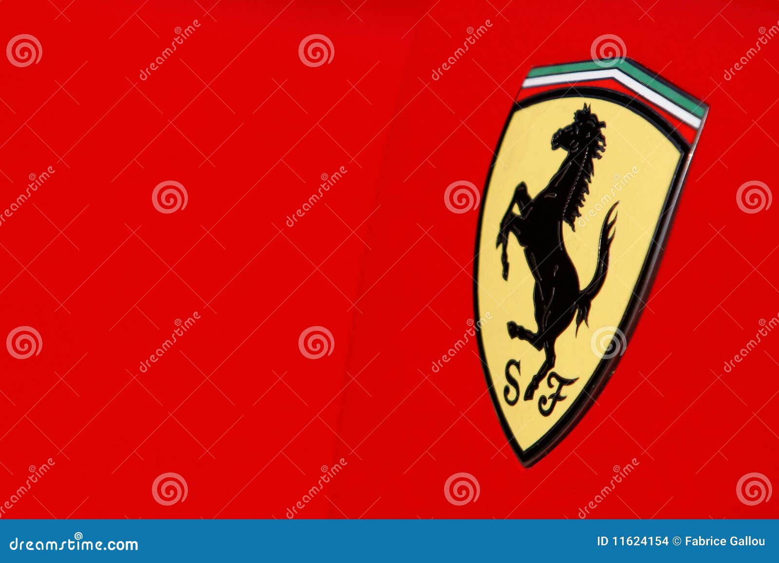 Ferrari Logo on Red Sport Car Editorial Stock Image - Image of logo ...