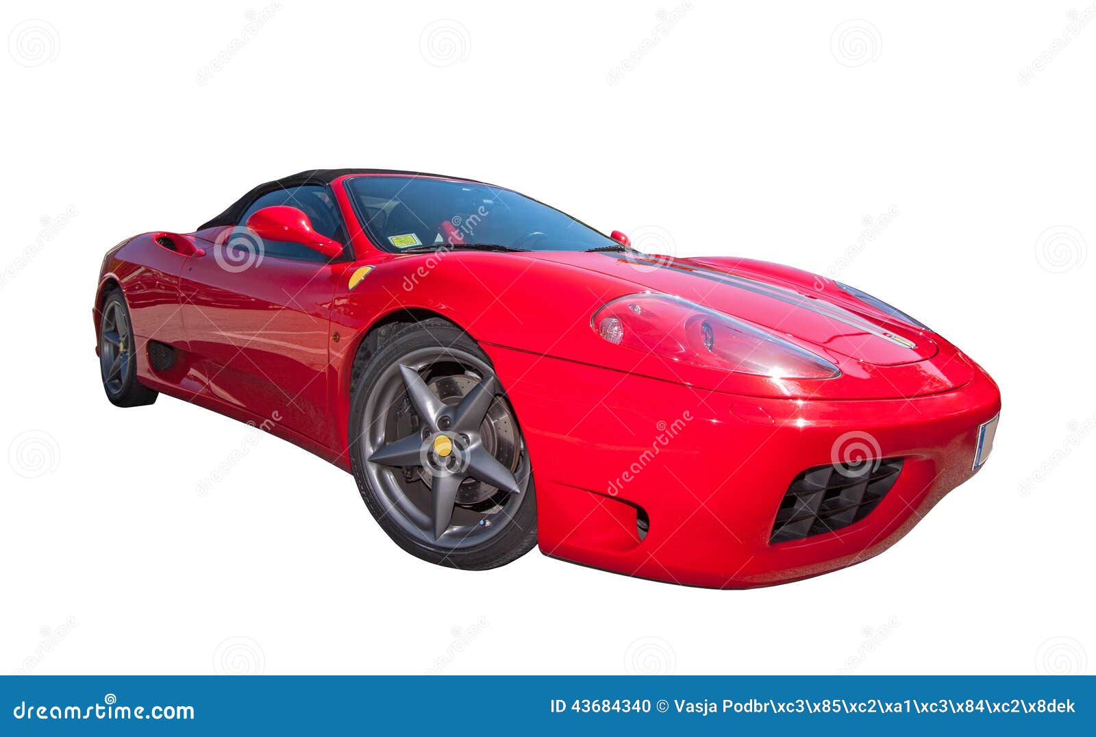 Ferrari White Background
