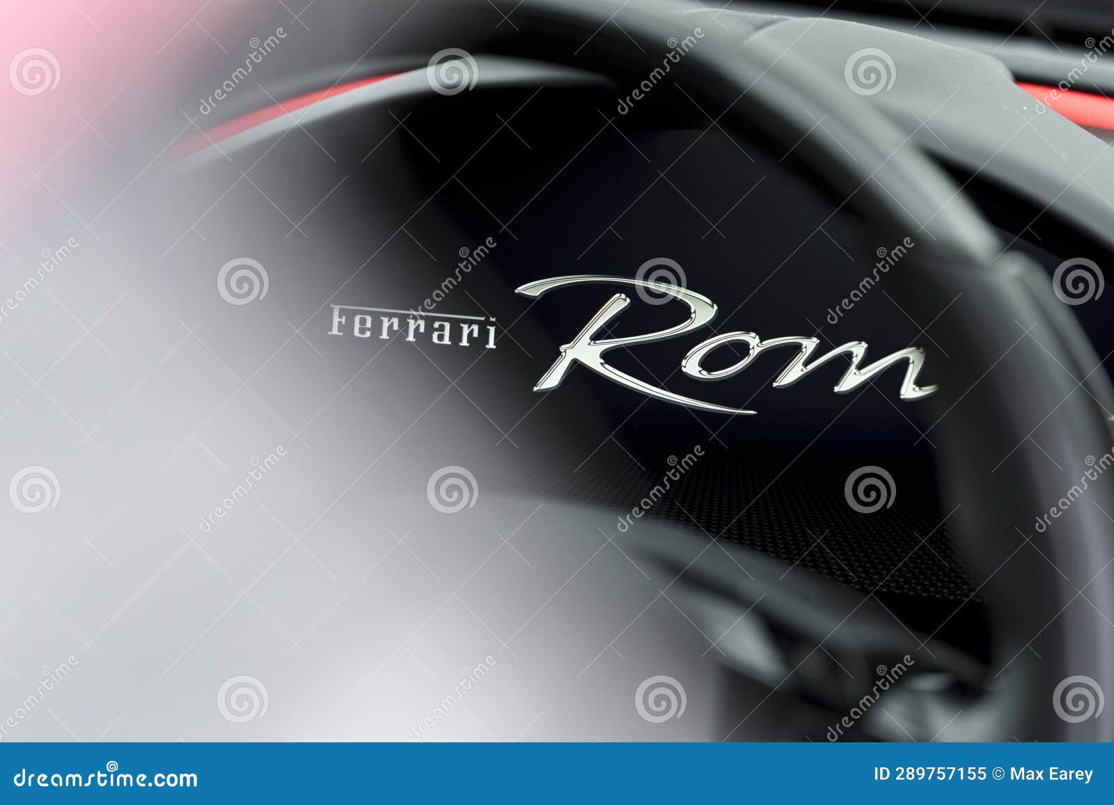 Ferrari Roma Logo Digital Display Editorial Image - Image of motoring ...