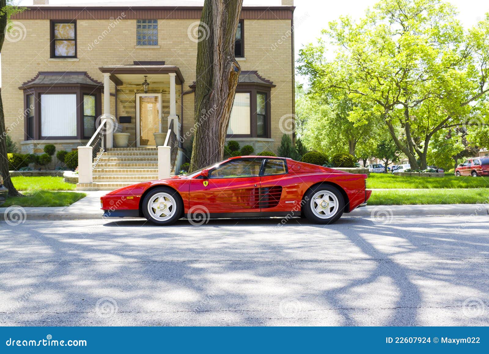 Ferrari Testarossa editorial stock image. Image of sport - 22607924