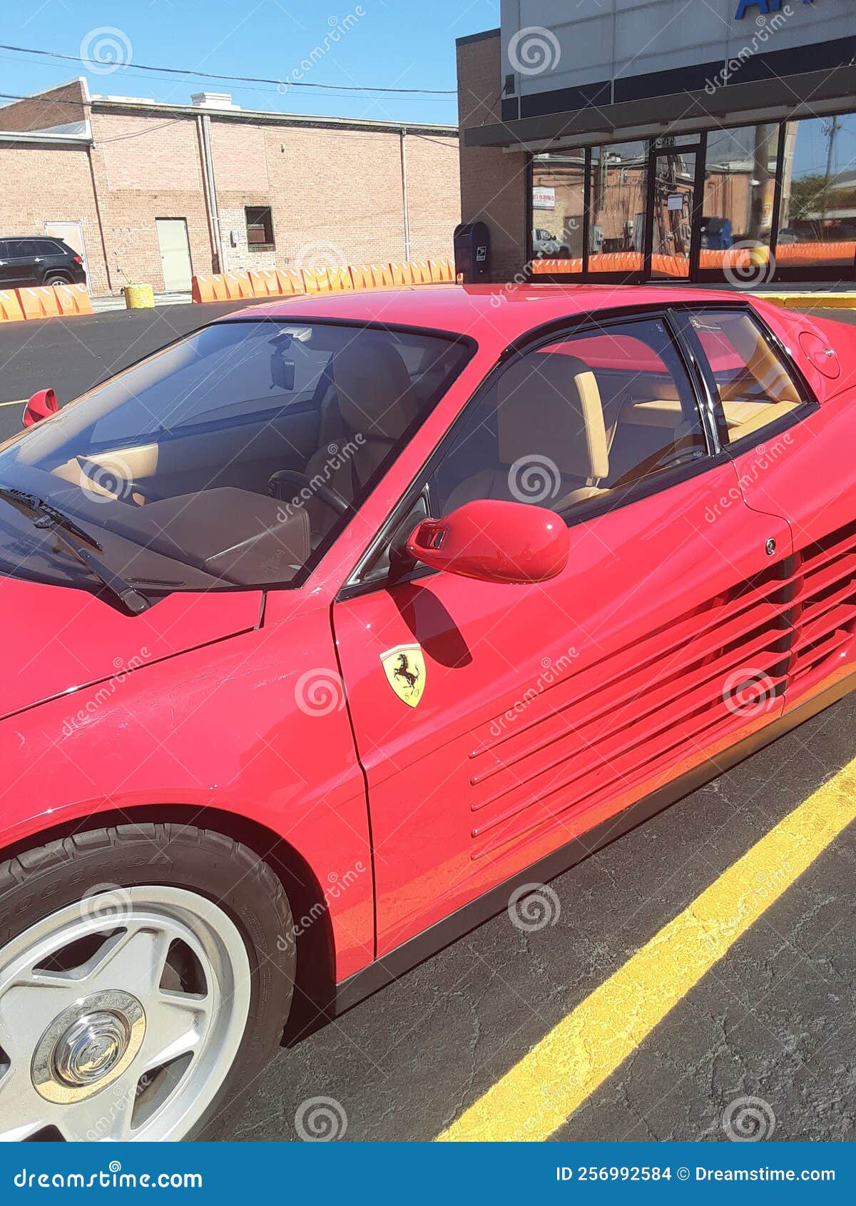 Ferrari Testarossa Logo Editorial Image | CartoonDealer.com #191283448