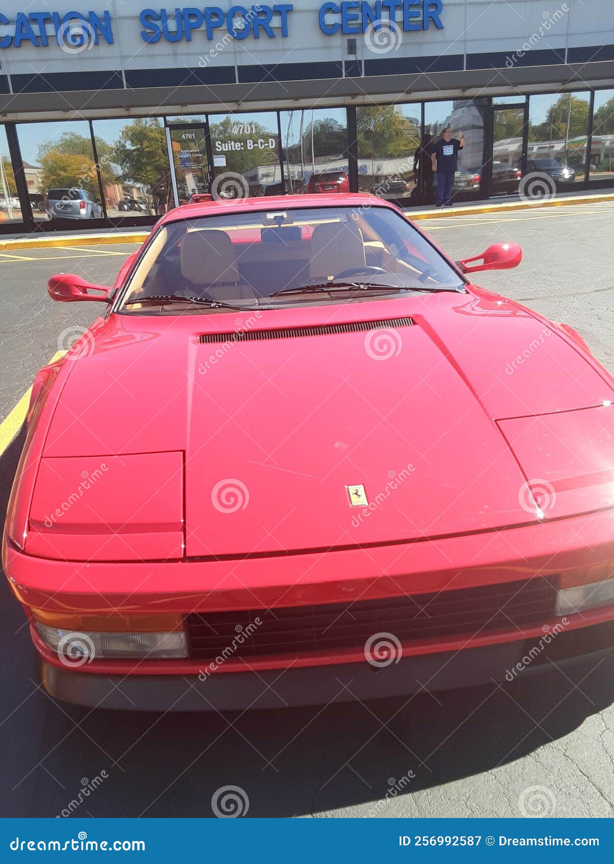 Ferrari Testarossa Mint Condition Red Editorial Photography - Image of ...