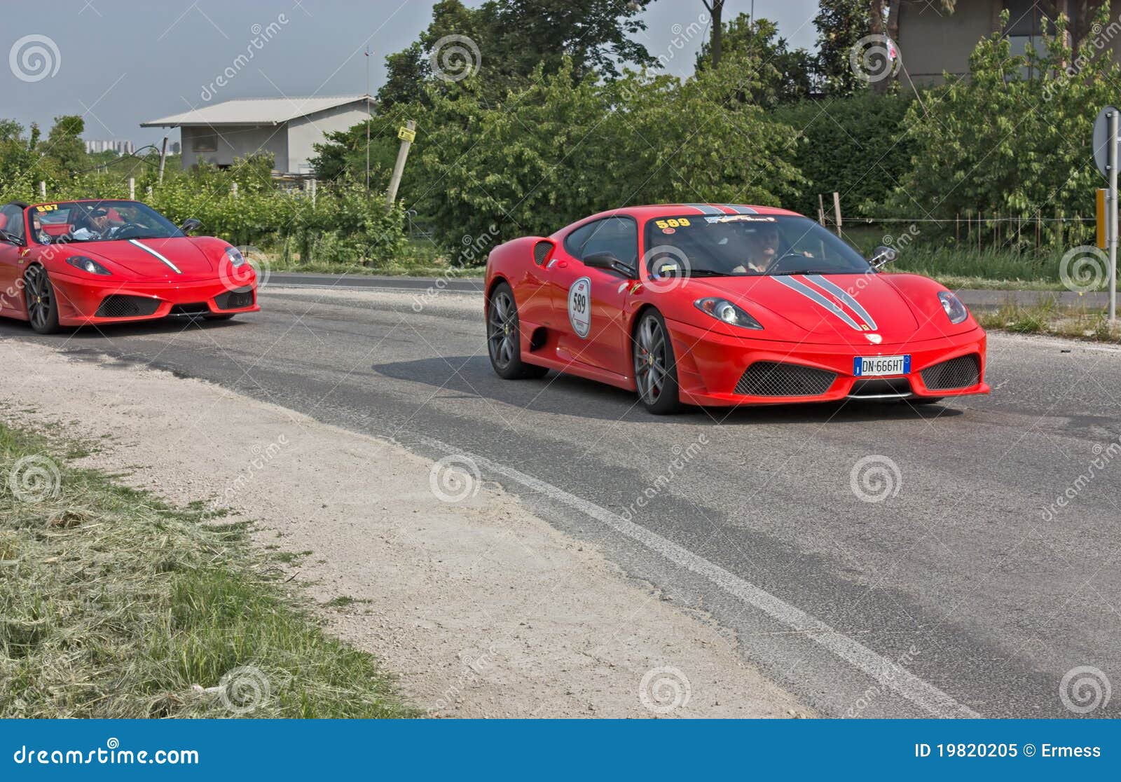 Ferrari Tribute To Mille Miglia Editorial Image - Image of italian ...