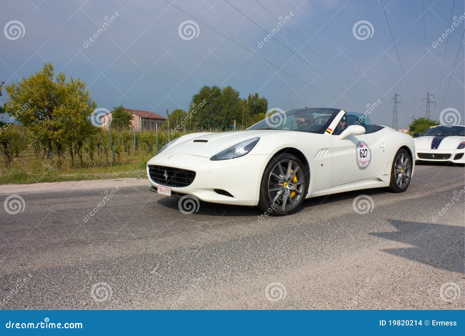 Ferrari Tribute To Mille Miglia Editorial Stock Image - Image of driver ...