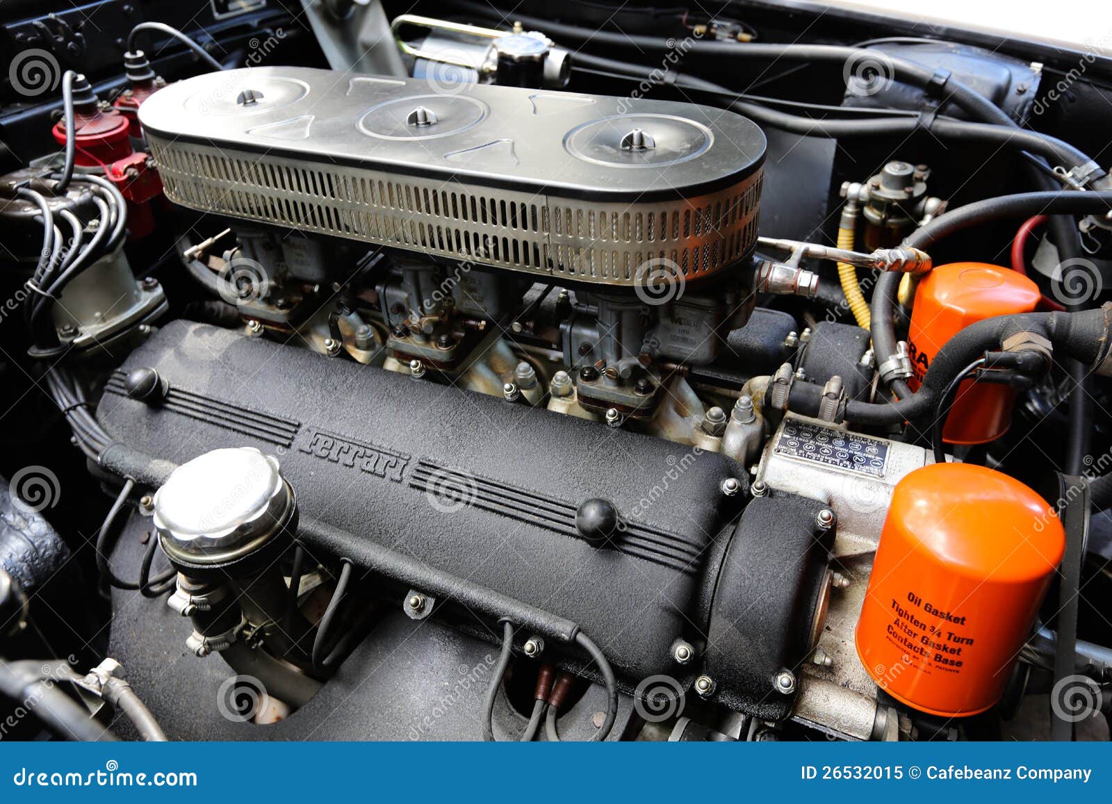 Ferrari vintage engine editorial image. Image of ferrari - 26532015