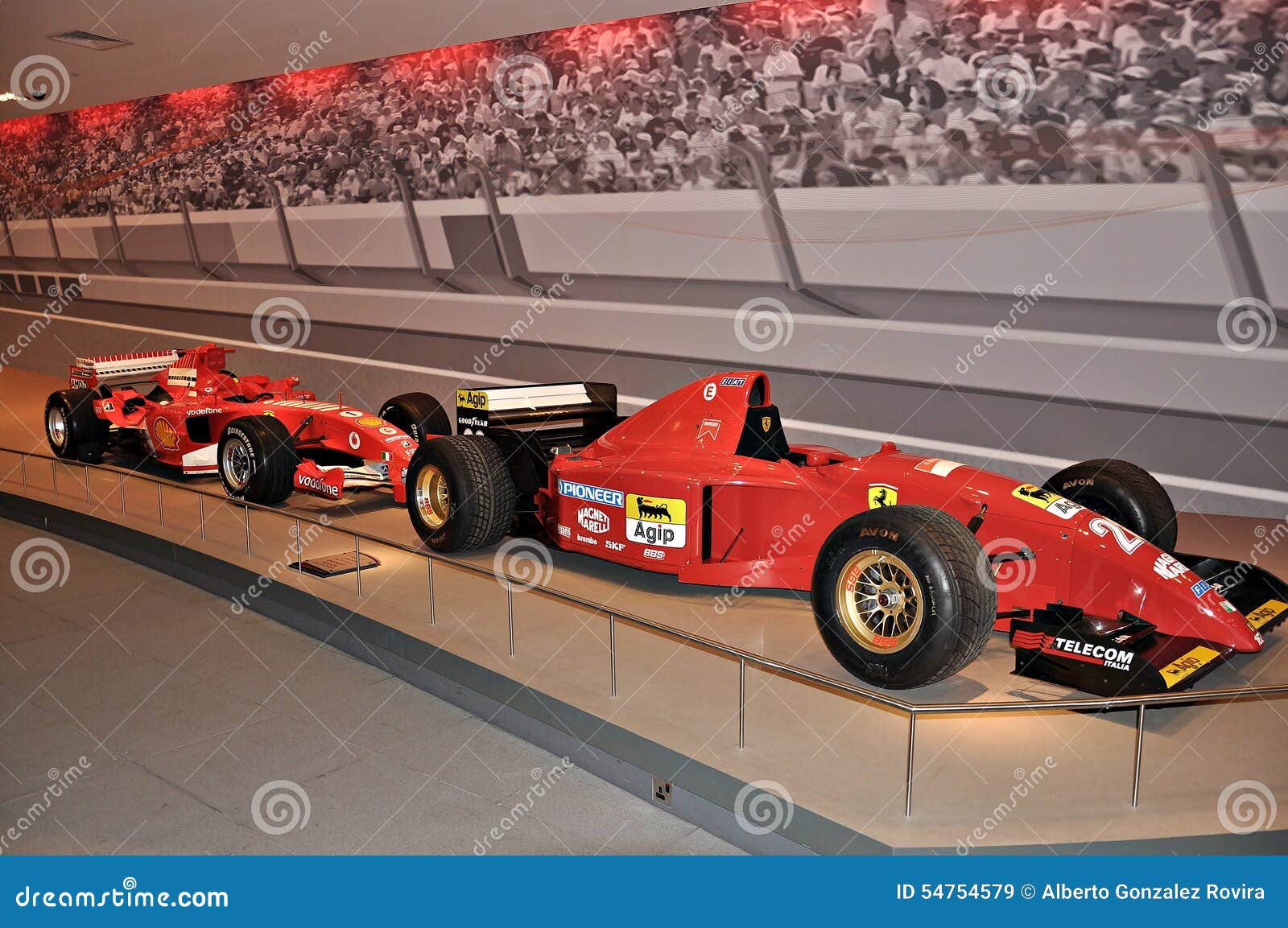 Ferrari world editorial stock image. Image of visit, indoor - 54754579