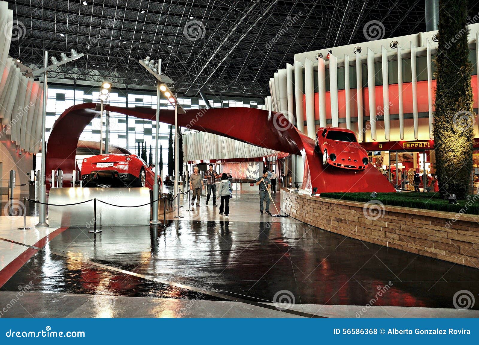 Ferrari world editorial stock photo. Image of tour, holiday - 56586368