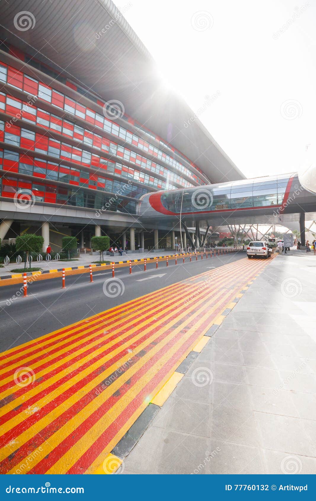 Ferrari World Entrance at Abu Dhabi, UAE Editorial Photography - Image ...