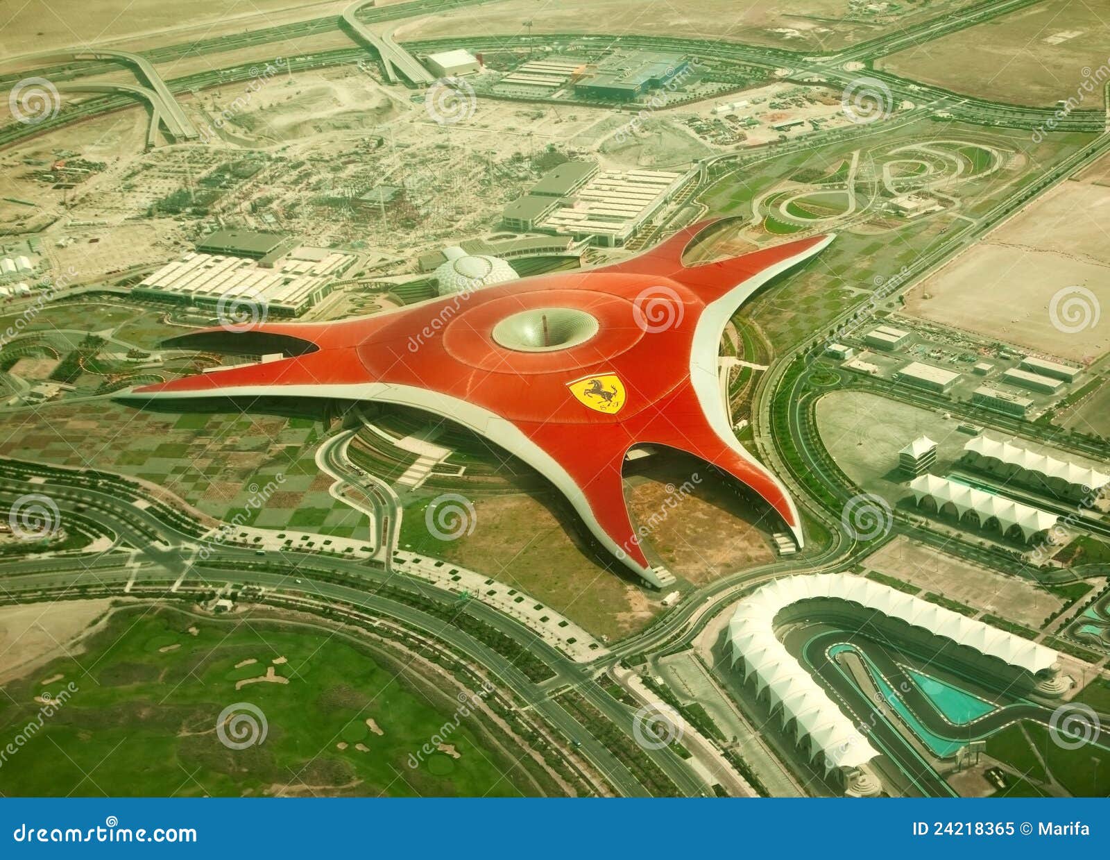 Ferrari World Park editorial image. Image of park, symbol - 24218365
