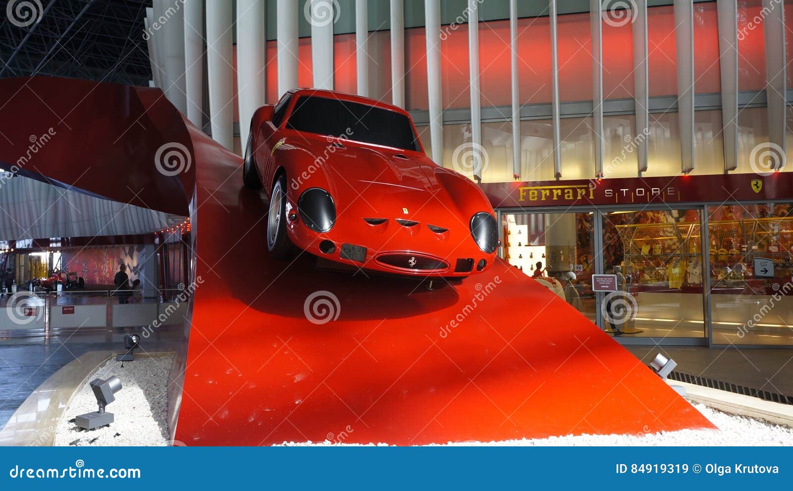 Ferrari World Park in Abu Dhabi Editorial Stock Image - Image of rossa ...