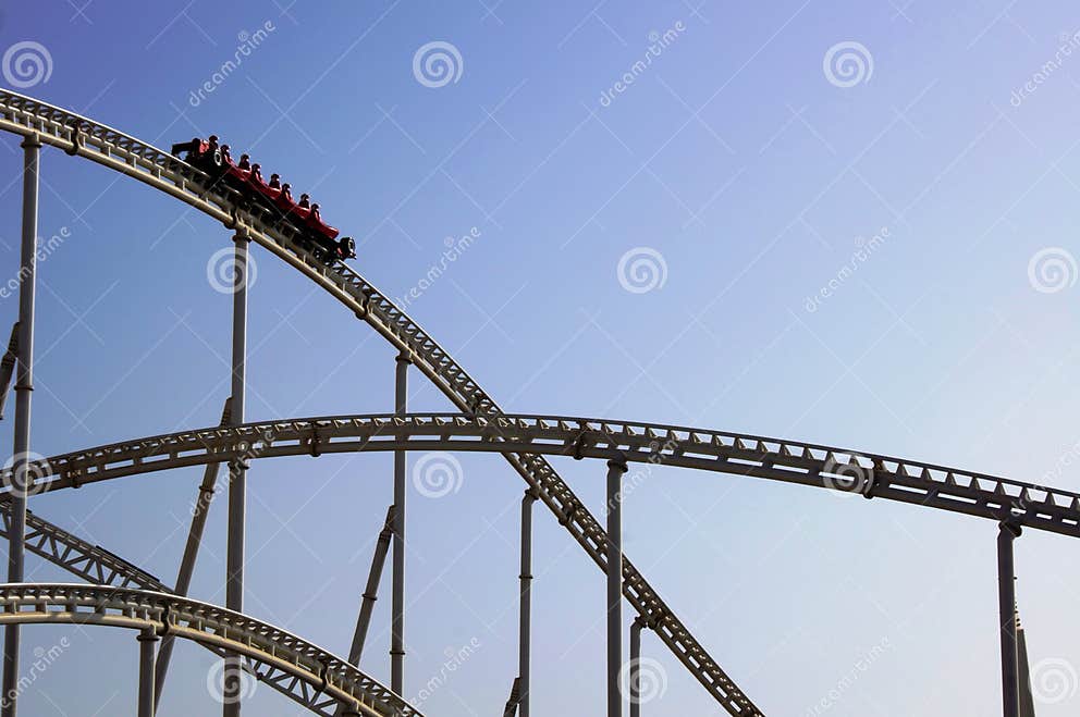 Ferrari World Roller Coaster Stock Image - Image of ferrari, panoramic ...