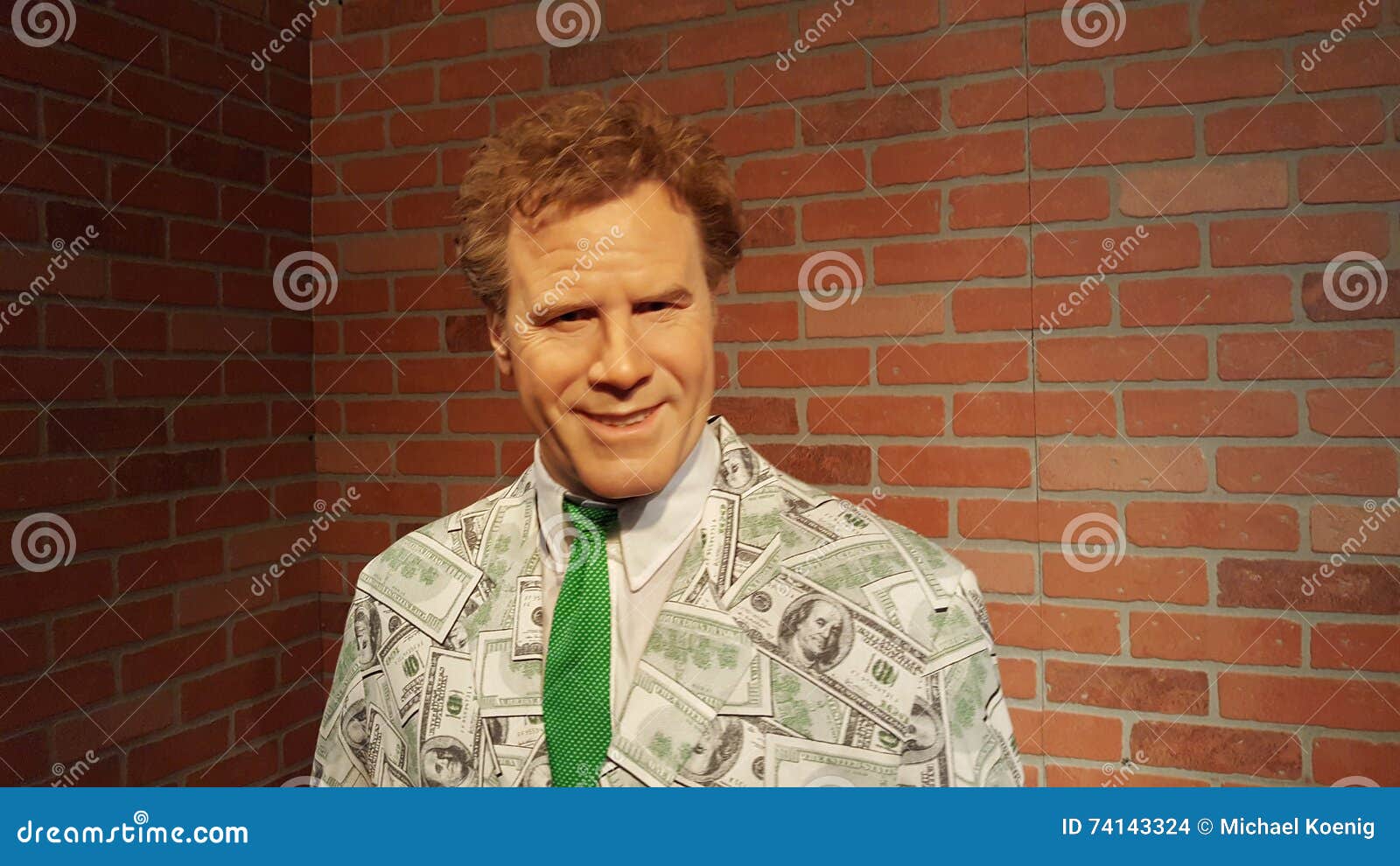 Ferrell Wax Statue image stock éditorial. Image du cire - 74143324