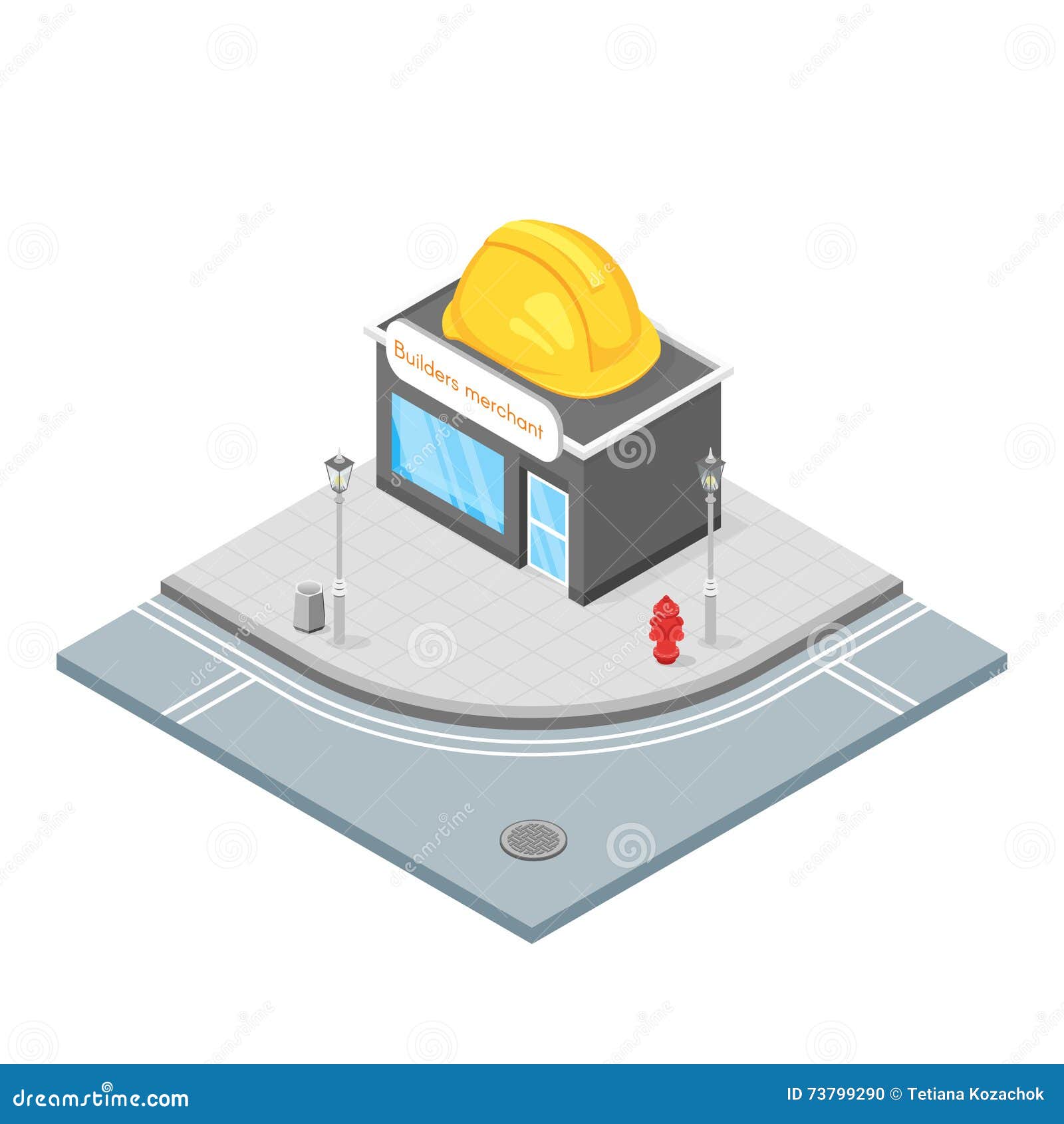 Ferretería Isométrica Del Vector 3d Ilustración del Vector ...
