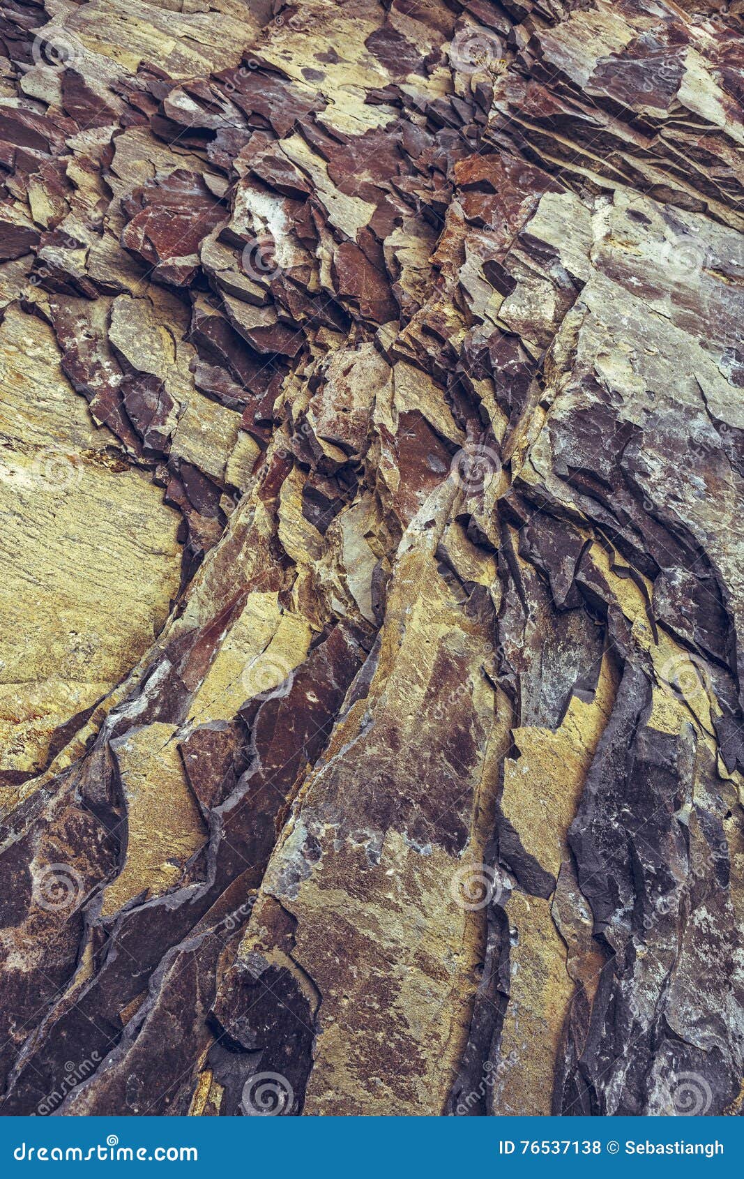 Ferric rock strata closeup stock photo. Image of detail - 76537138
