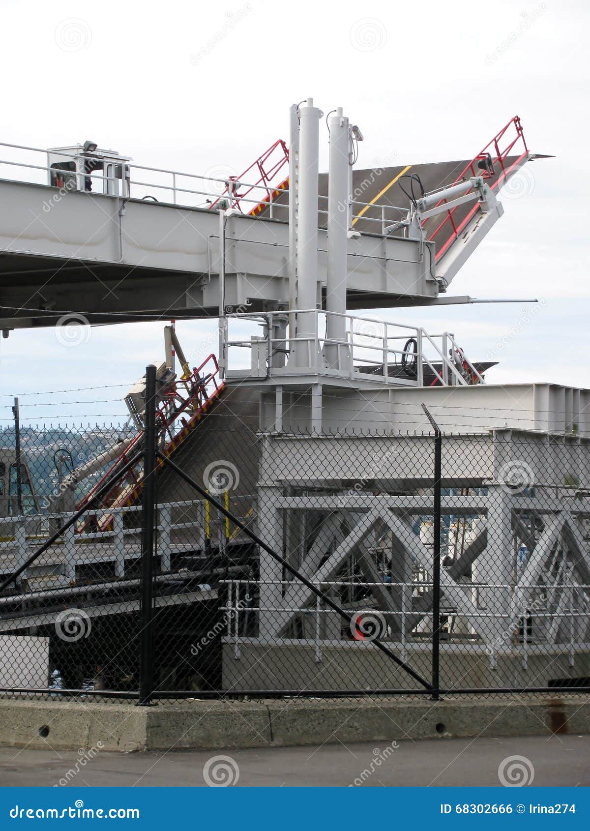 Ferries Vehicle Loading Docks Stock Photo - Image of harbor, people ...