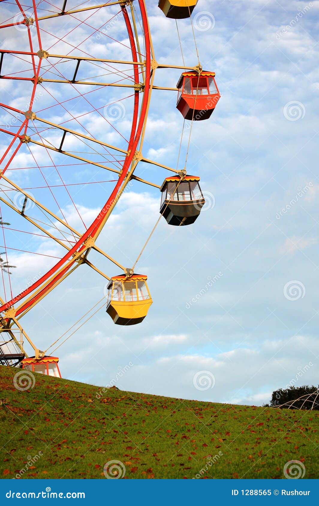 Ferries wheel stock image. Image of ferries, greenfield - 1288565