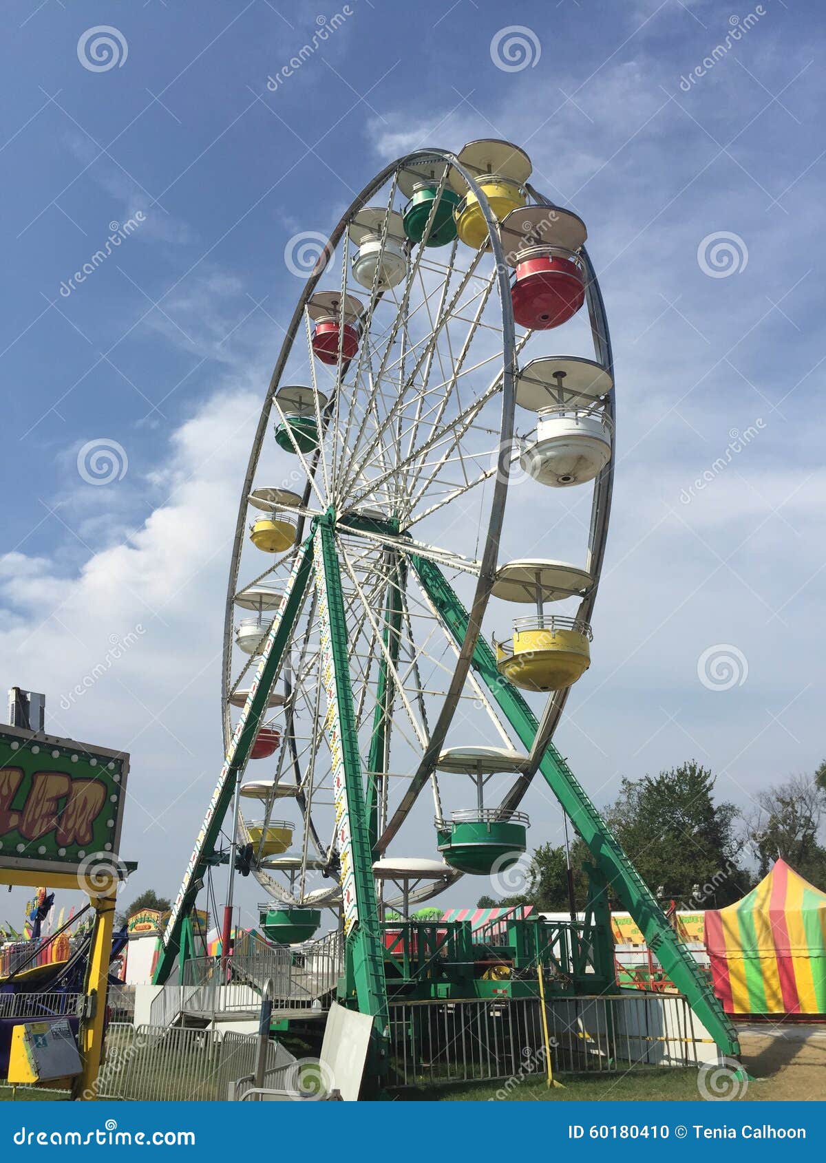 Ferris well fun stock photo. Image of wheel, fair, ferris - 60180410