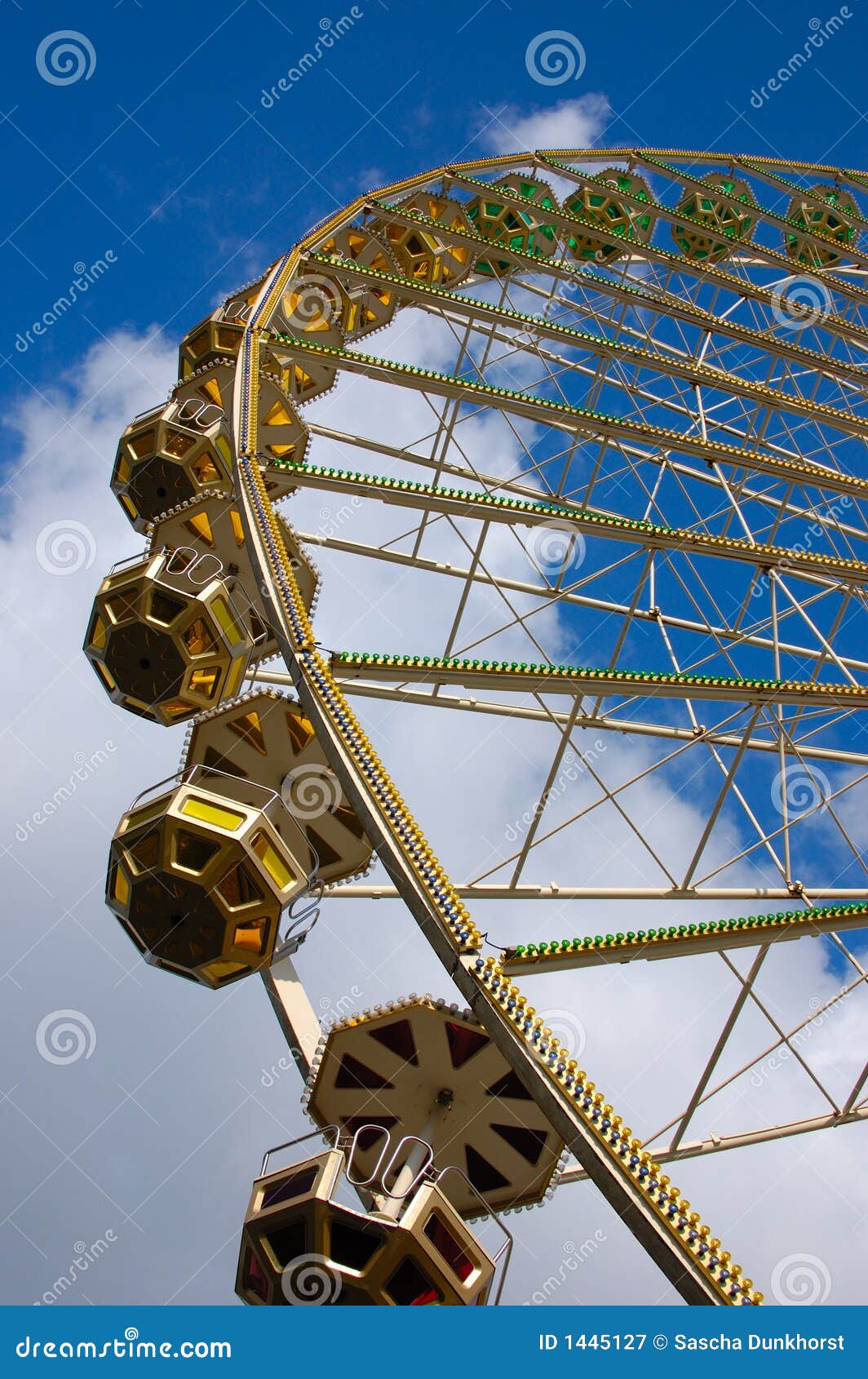 Ferris wheel stock image. Image of circus, dizzy, park - 1445127