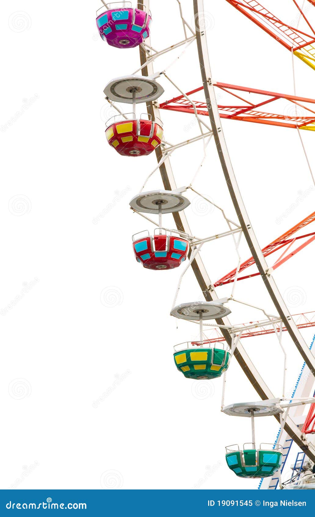Ferris wheel stock image. Image of recreation, amusement - 19091545