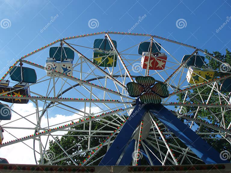 Ferris wheel stock image. Image of ride, spin, fair, fairground - 191411
