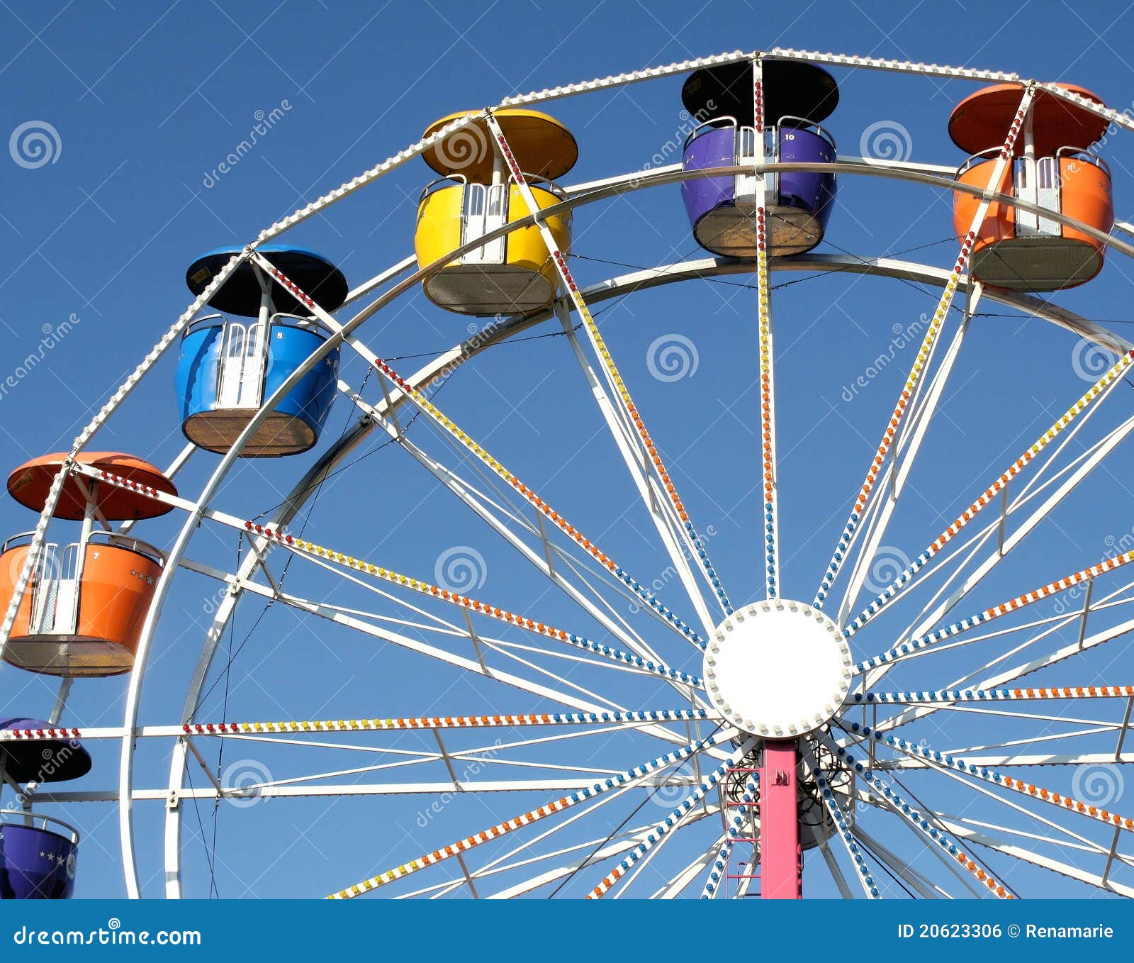 Ferris Wheel stock photo. Image of outdoors, bucket, colors - 20623306