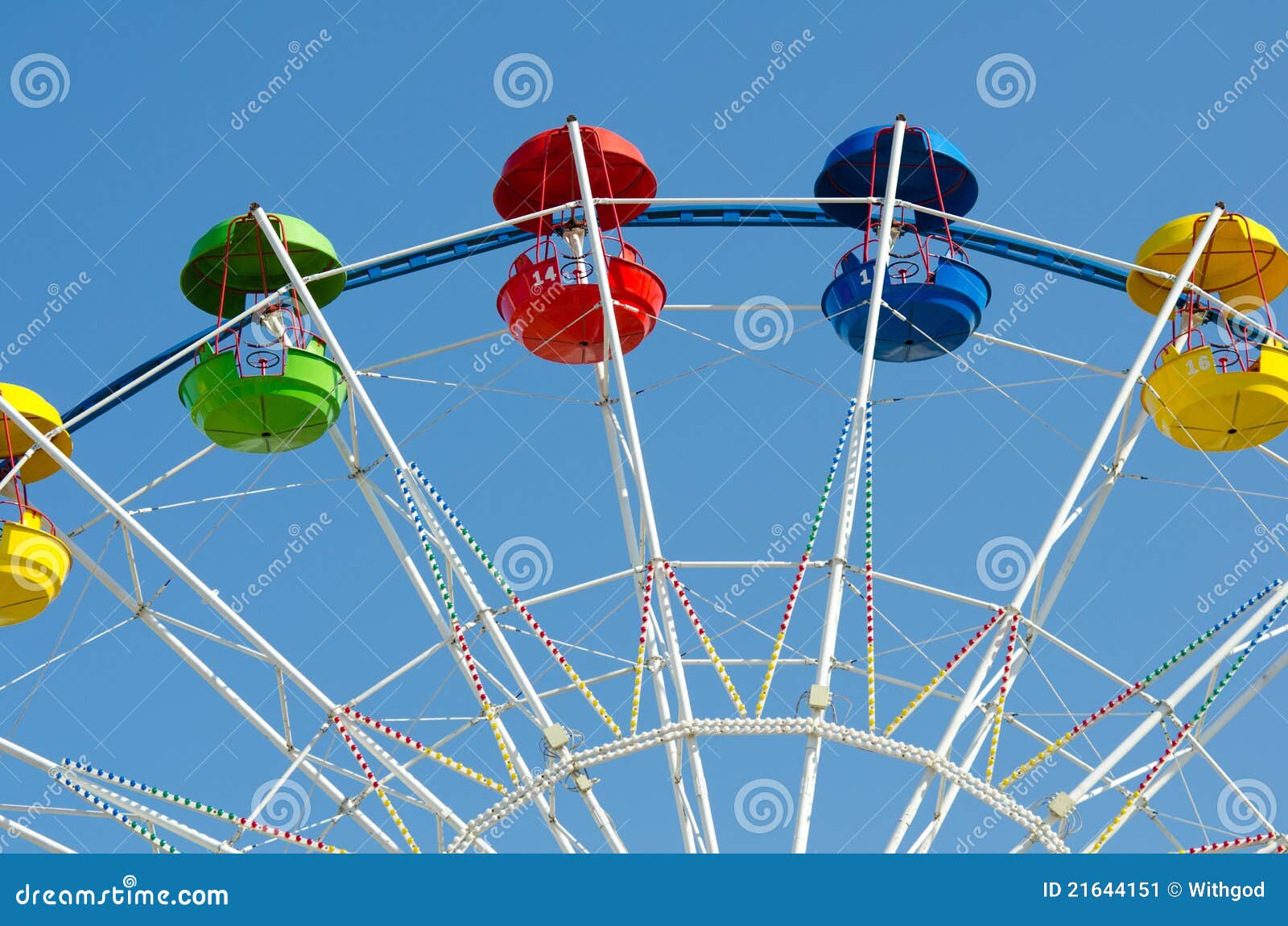 Ferris wheel stock image. Image of blue, horizontal, clear - 21644151