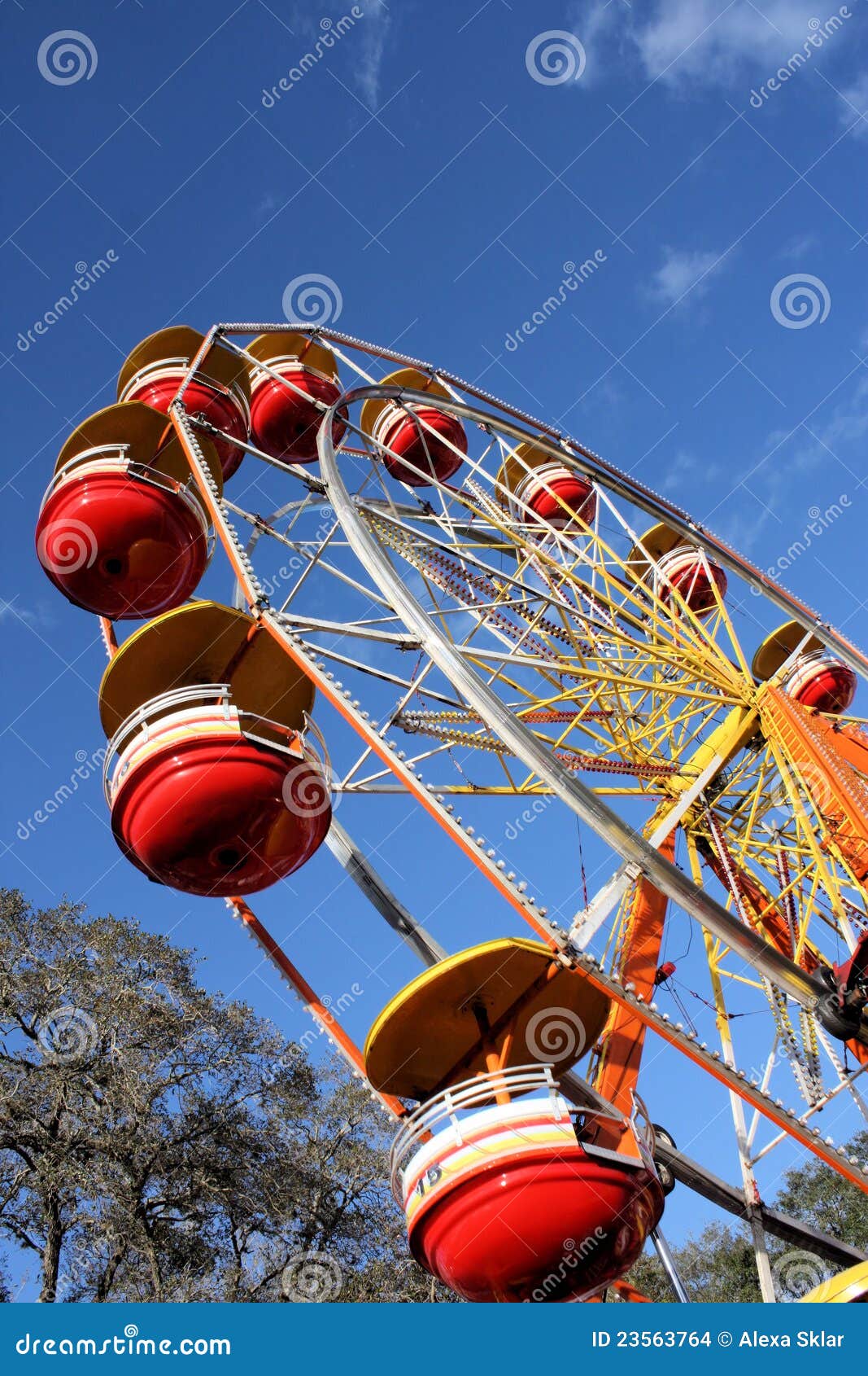 Ferris Wheel stock photo. Image of recreational, angle - 23563764
