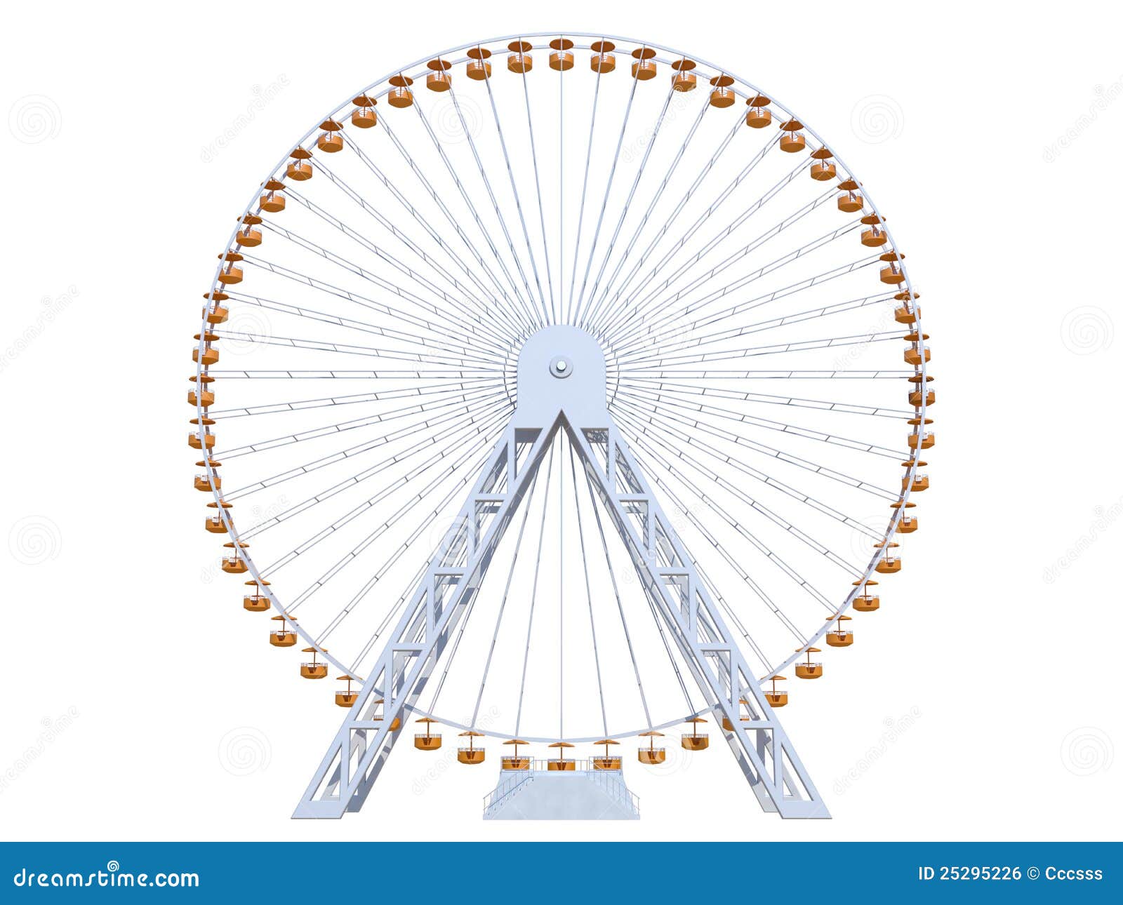Ferris Wheel stock illustration. Illustration of circle - 25295226