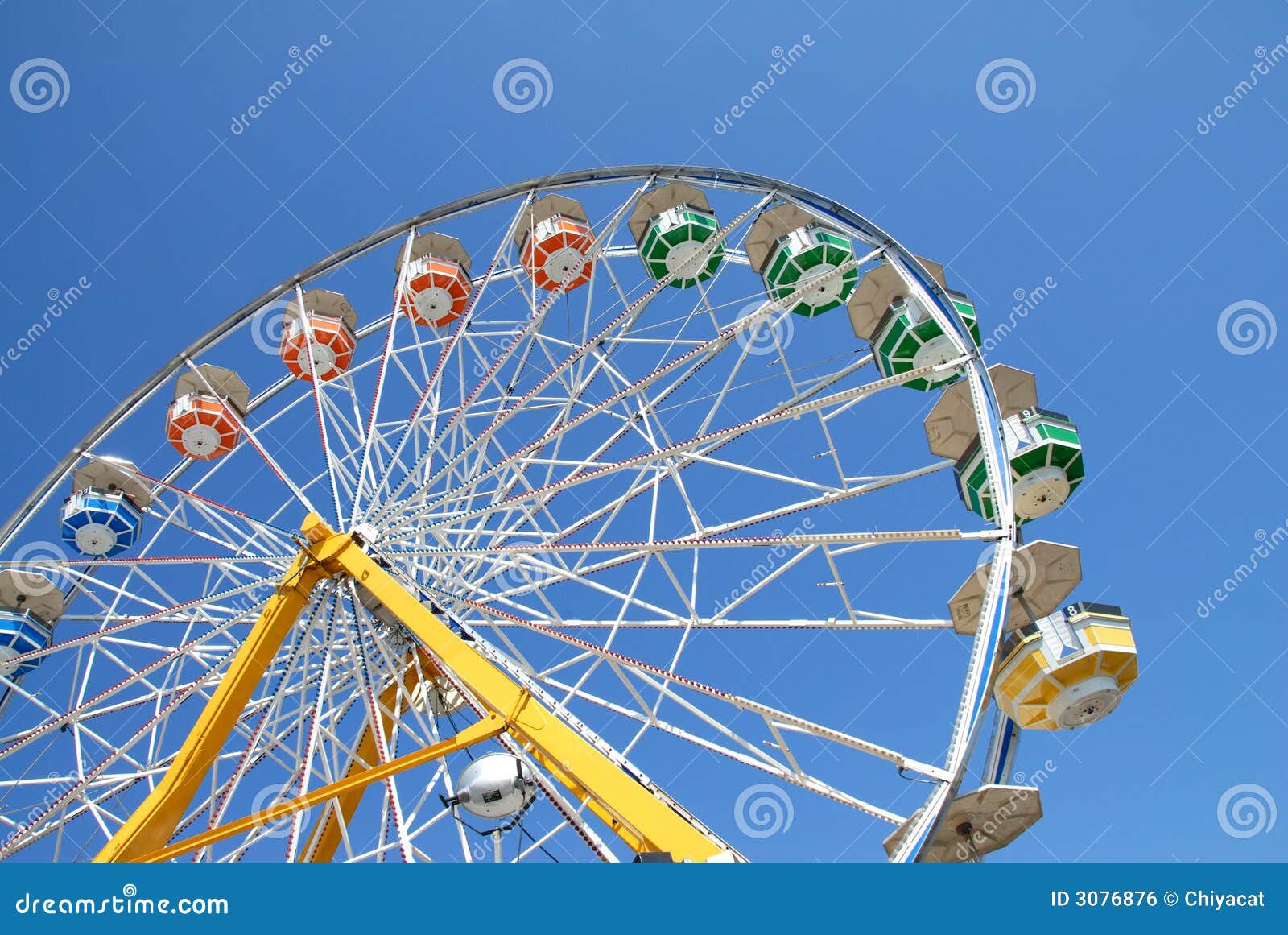 Ferris Wheel stock photo. Image of green, excitement, wheel - 3076876