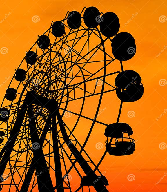 Ferris Wheel stock illustration. Illustration of definition - 6659819