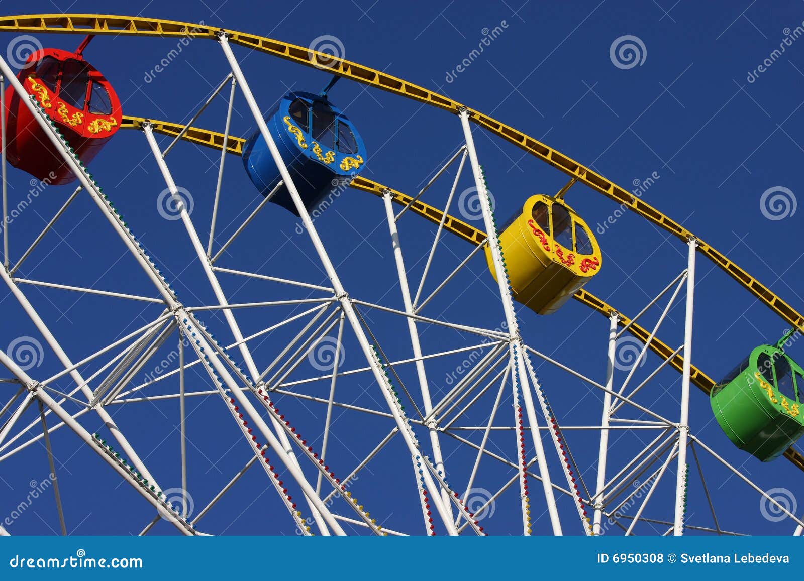 Ferris wheel stock photo. Image of turn, wind, height - 6950308
