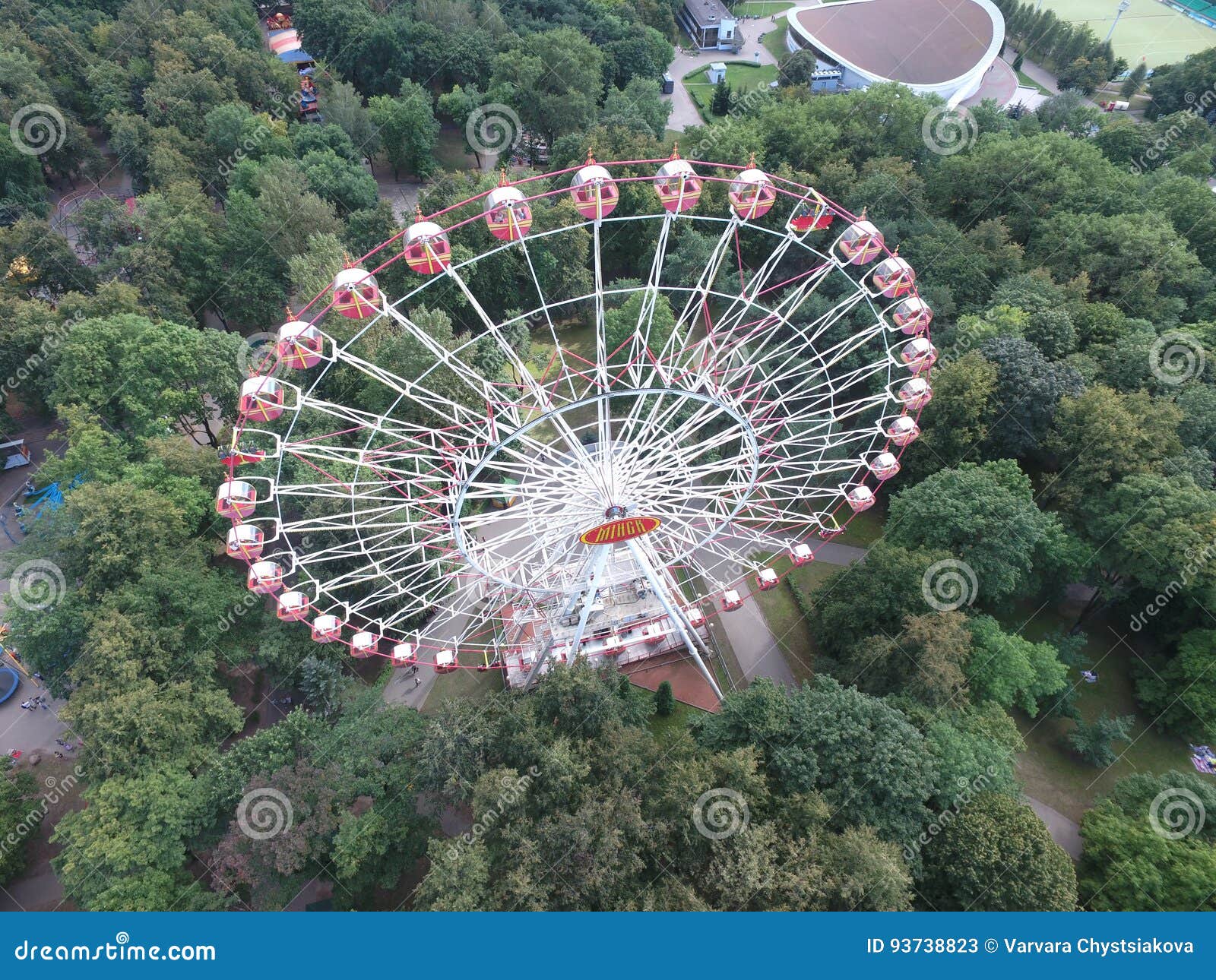 Ferris wheel editorial stock photo. Image of ferris, minsk - 93738823
