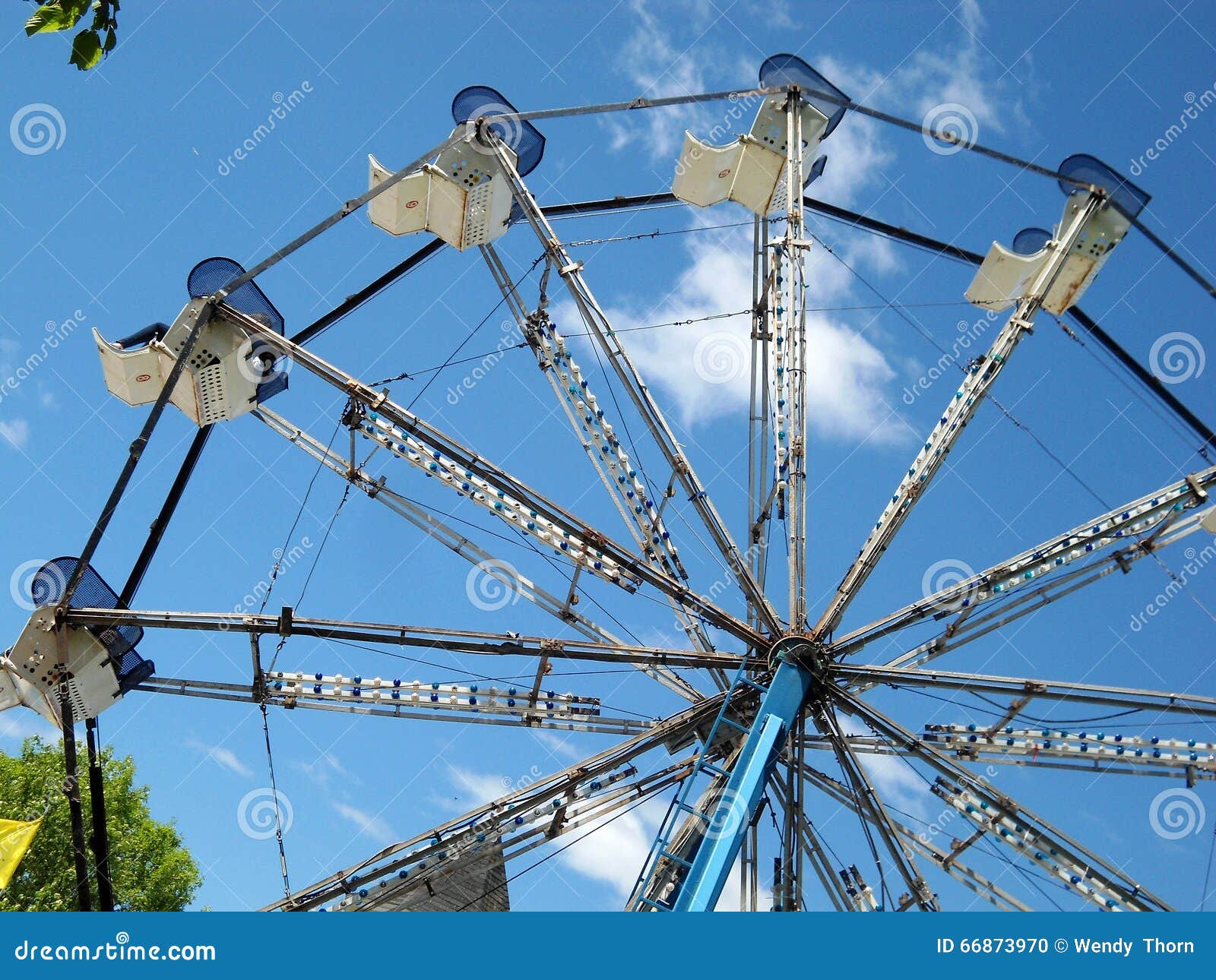 Ferris Wheel Amusement Park Rides Fair Stock Photo - Image of park ...