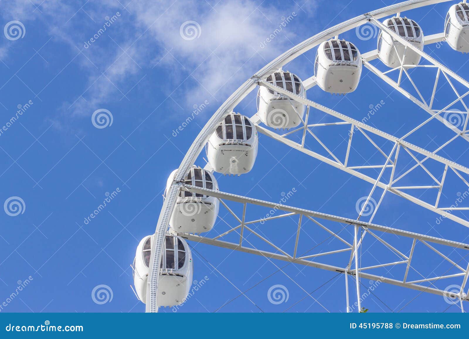Ferris wheel stock photo. Image of pastel, holiday, abstract - 45195788