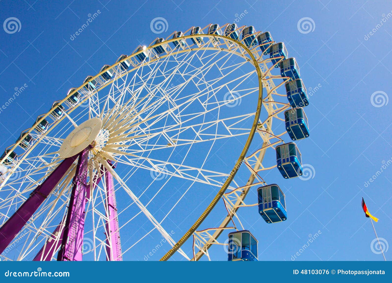 Ferris wheel Germany stock photo. Image of nuremberg - 48103076