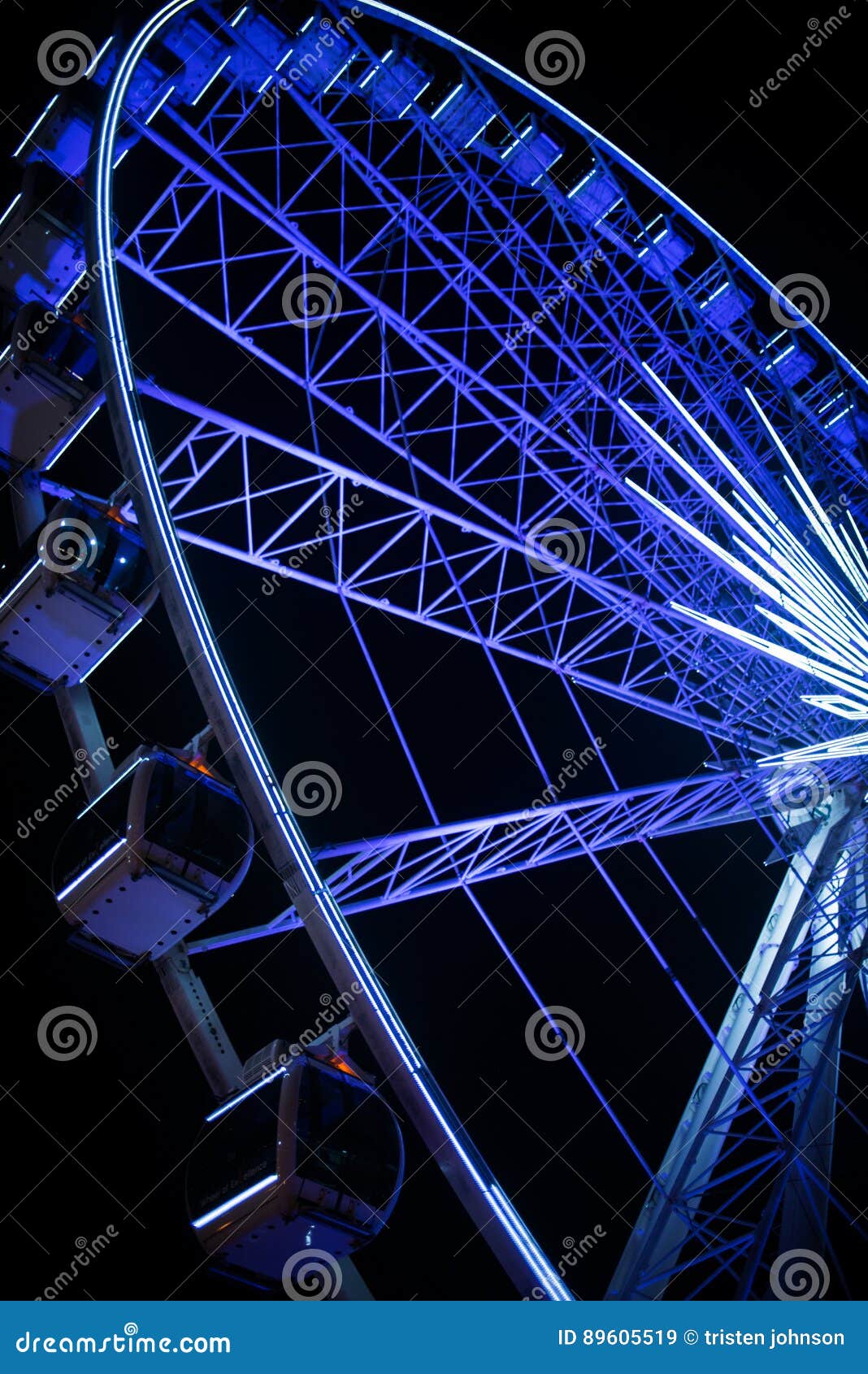 Ferris Wheel stock image. Image of blue, view, ferris - 89605519