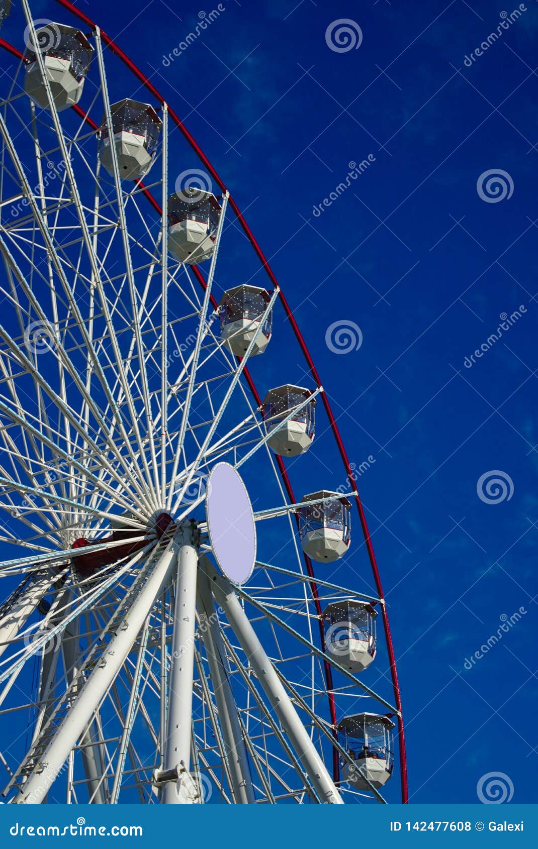 Ferris Wheel Carnival Ride stock photo. Image of high - 142477608