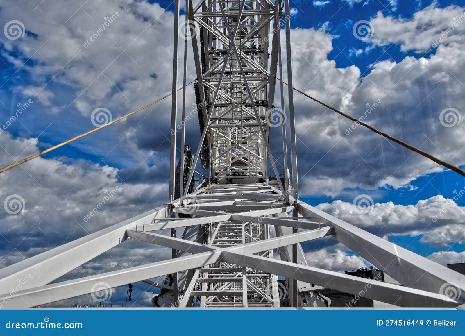 Ferris Wheel in the Centre of Budapest Stock Image - Image of hungary ...