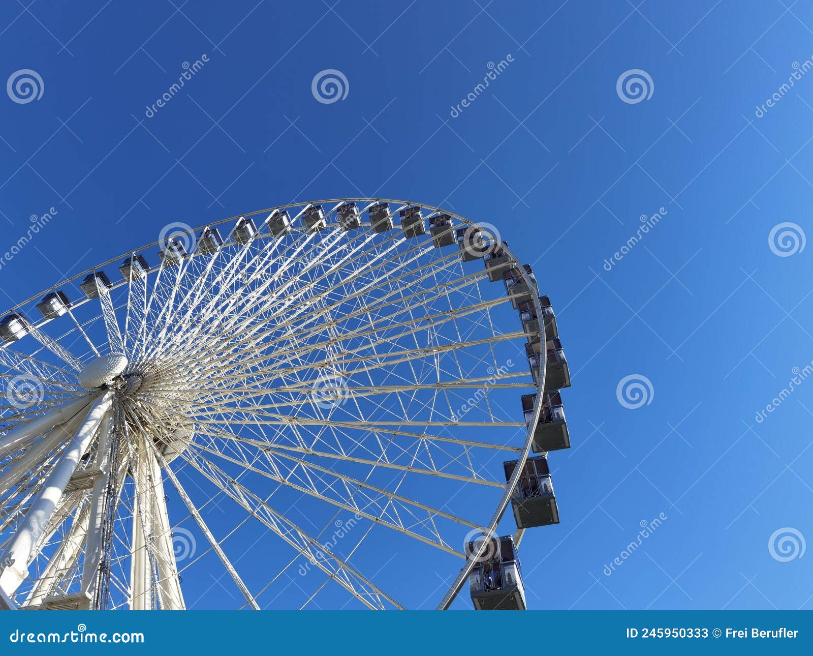A Ferris Wheel is Exhibited at the Fair in Cologne Stock Image - Image ...